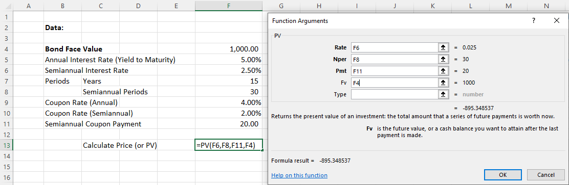 10.6: Using Spreadsheets to Solve Bond Problems - Business LibreTexts